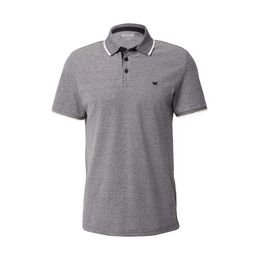 Mustang Poloshirt 'Palco' Herren Gr&ouml;&szlig;e XXL schwarzmeliert / wei&szlig;