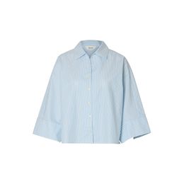 Selected Bluse 'SLFEster' Damen Gr&ouml;&szlig;e XL hellblau / wei&szlig;