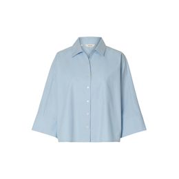 Selected Bluse 'SLFEster' Damen Gr&ouml;&szlig;e XL taubenblau