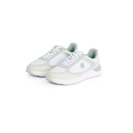 Tommy Hilfiger Sneaker Damen Gr&ouml;&szlig;e 40 ecru / mint / silber / wei&szlig;