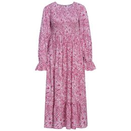 Gina Damen Maxi-Kleid mit Paisley-Muster