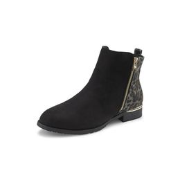 Lascana Stiefelette 'Ankle Boots, Stiefel' mehrfarbig Gr. 41 f&uuml;r Damen. Mit Print