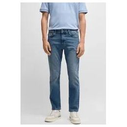 Slim-fit-Jeans BOSS ORANGE "Delaware", Herren, Gr. 34, L&auml;nge 32, blau (medium blau427), Denim/Jeans, Obermaterial: 98% Baumwolle, 2% Elasthan, unifarben, slim fit lang, Jeans Slim-fit-Jeans, mit normaler Bundh&ouml;he