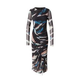 Ted Baker Kleid 'Ellylou' Damen Gr&ouml;&szlig;e 38 azur / altrosa / schwarz / wei&szlig; Winterkleid