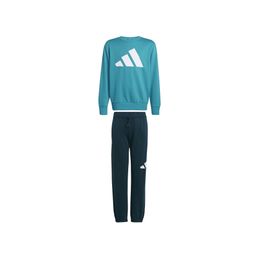 adidas Sportswear Trainingsanzug Jungen Gr&ouml;&szlig;e 164 t&uuml;rkis / petrol / wei&szlig;