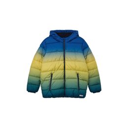 s.Oliver Winterjacke Jungen Gr&ouml;&szlig;e 164/170 royalblau / gelb / gr&uuml;n / petrol