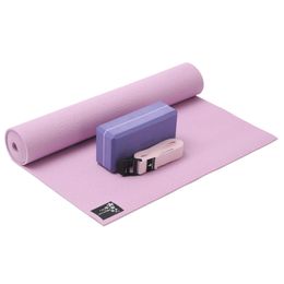 YOGISTAR.COM Yoga-set 'Kick It - One' Herren Gr&ouml;&szlig;e 7 dunkellila / ros&eacute;