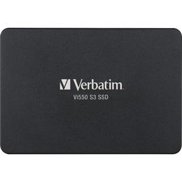 Verbatim interne SSD &raquo;Vi550 S3&laquo; 2,5 1 TB Anschluss SATA III schwarz Speicherkapazit&auml;t: 1000 GB