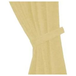 Raffhalter WIRTH "Thermo-Chenille 288g/m2" Gr. 1, beige, B:60cm H:6cm, Polyacryl, Raffhalter, 2-er Set