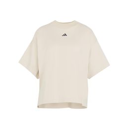 adidas Sportswear Funktionsshirt '3SS' Damen Gr&ouml;&szlig;e XL beige / schwarz