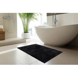 Badematte Kayoom "Badematte Fresh Step 525", schwarz, (40cm x 60cm ), 1 Stk., Polyester, Badematten, Badematte, Kurzflor