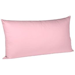 Fleuresse Kissenbezug &raquo;Colours Mako Satin, 100% Baumwolle, mit Rei&szlig;verschluss&laquo; Mako Satin, gl&auml;nzend, glatt, Premium Qualit&auml;t rosa Mako-Satin, Mako-