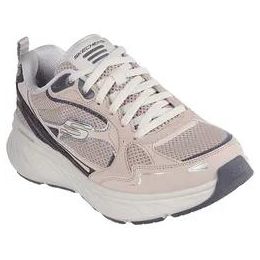 Sneaker Skechers "EDGERIDE", Damen, Gr. 41, taupe, Lederimitat, Mesh, Schuhe Sneaker, Chunky Sneaker, Schn&uuml;rschuh mit Plateau Sohle