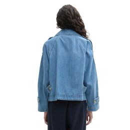 Tom Tailor Denim Damen Tom Tailor Denim Jeansjacke blau XS (34)