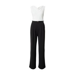 ABOUT YOU Jumpsuit 'Nina' Damen Gr&ouml;&szlig;e S schwarz / wei&szlig;