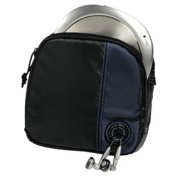 Hama CD-Player Tasche &raquo;Tasche f&uuml;r Discman und 3 CDs, Schwarz Blau, Trageriemen, Kabelausgang&laquo; schwarz Nylon Material: Nylon