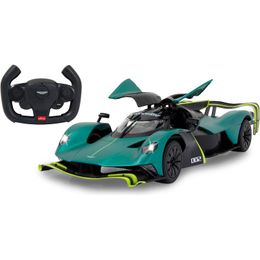 Jamara RC-Auto &raquo;Aston Martin Valkyrie AMR Pro, dunkelgr&uuml;n, 2,4GHz, T&uuml;r manuell&laquo; mit LED Beleuchtung gr&uuml;n RC-Auto