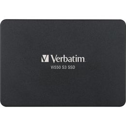 Verbatim interne SSD &raquo;Vi550 S3&laquo; 2,5 512 GB Anschluss SATA III schwarz Speicherkapazit&auml;t Festplatte: 512 GB