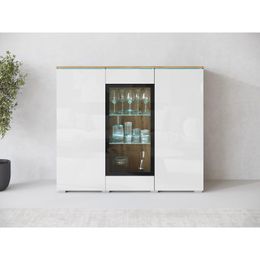 Home Affaire Highboard &raquo;Vera&laquo; Highboard mit 4 T&uuml;ren, 9 F&auml;chern, verglasten T&uuml;ren
