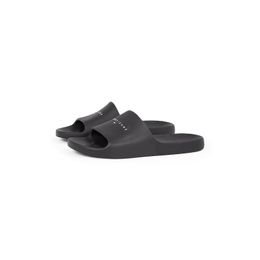 Tommy Jeans Herren Pantolette &raquo;TJM BASIC SANDAL&laquo; , Schlupfschuh, Sommerschuh, Bequemschuh mit Logoschriftzug schwarz 42