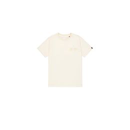 Alpha Industries Damen T-Shirt &raquo;Coach T-Shirt Back Embroidery&laquo; wei&szlig; XS