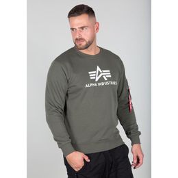 Alpha Industries Herren Sweater &raquo;3D Logo Sweater II&laquo; gr&uuml;n M
