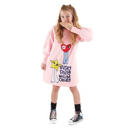 Denokids Kleid "Fancy Heart" in Rosa - 72% | Gr&ouml;&szlig;e 104 | Kinderkleider
