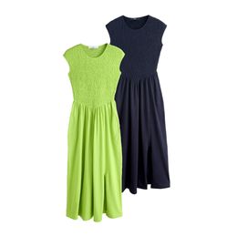 Next Kleid Damen Gr&ouml;&szlig;e 42 dunkelblau / apfel Sommerkleid
