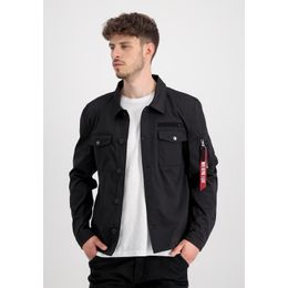 Alpha Industries Damen Hemdjacke &raquo;Alpha Overshirt&laquo; schwarz M