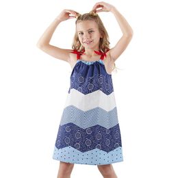 Denokids Kleid in Blau/ Hellblau - 65% | Gr&ouml;&szlig;e 116 | Kinderkleider