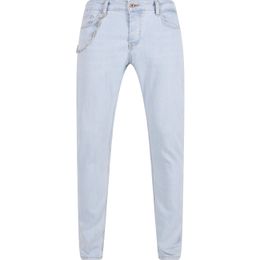 Bequeme Jeans 2Y Premium "2Y Premium Herren 2Y Skinny Fit Jeans", Herren, Gr. 38, Normalgr&ouml;&szlig;en, blau, 97% Baumwolle, 3% Elasthan, unifarben, Jeans