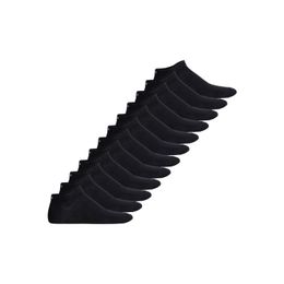 Sneakersocken Hugo "Socken 12P AS UNI CC 10260253 01 12er Pack", Herren, Gr. 43-46, schwarz, Obermaterial: 68% Baumwolle CO. 30% Polyamid PA. 2% Elasthan EL., Socken Sneakersocken