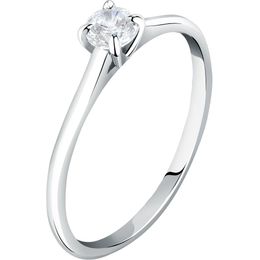 Live Diamond Ring Damen Gr&ouml;&szlig;e 58 silber / transparent