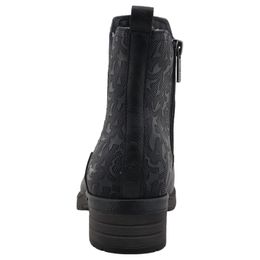 Mustang Shoes Damen Winterstiefelette &raquo;Gelja&laquo; Stiefelette, Winterboots mit Anziehlasche blau 36