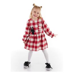 Denokids Kleid "Bunny" in Rot/ Wei&szlig; - 66% | Gr&ouml;&szlig;e 122 | Kinderkleider