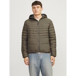 Jack & Jones Jack & Jones Herren Steppjacke &raquo;JJESTATE PACKABLE PUFFER HOOD NOOS&laquo; mit Kapuze mit Kapuze gr&uuml;n M