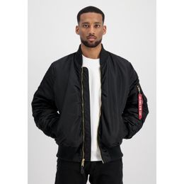 Alpha Industries Herren Bomberjacke &raquo;MA-1 OS Puckered&laquo; schwarz XS