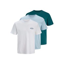 Jack & Jones Jack & Jones Herren T-Shirt &raquo;JJBRANDON TEE SS CREW NECK 3PK MP&laquo; Packung, 3 tlg. mit kleinem Brustmotiv XL