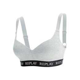 Anson Replay Underwear Bustier in Hellgrau - 44% | Gr&ouml;&szlig;e S | Damen-bhs