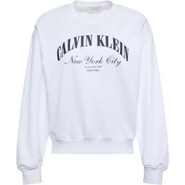 Calvin Klein Jeans Damen Sweatshirt, Regular fit, mit Druck XS (36)