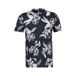 Lerros Herren Lerros Kurzarmshirt mit floralem Allover-Print L