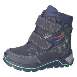 Ricosta Jungen Winterstiefel &raquo;Grisu WMS: normal&laquo; Klettstiefel Blinkfunktion, Gr&ouml;&szlig;enschablone zum Download blau 27