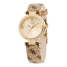 Guess Uhr 'Terrace' Damen Gr&ouml;&szlig;e One Size braun / cappuccino / gold