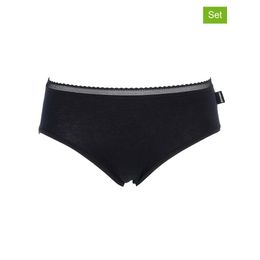 COTONELLA 2er-Set: Slips in Schwarz - 31% | Gr&ouml;&szlig;e L | Damen-unterteile