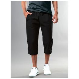 TRIGEMA Herren Jerseyhose &raquo;TRIGEMA 3/4 Freizeithose aus Baumwolle&laquo; schwarz L, US-Gr&ouml;&szlig;en