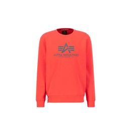 Alpha Industries Herren Sweater &raquo;Basic Sweatshirt BL&laquo; rot XL