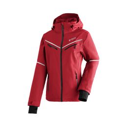 Maier Sports Damen Skijacke &raquo;Lunada&laquo; Damen Winterjacke, wind- und wasserdicht, 4 RV-Taschen, Regular Fit rot 42
