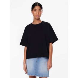 Pieces Damen Pieces Sweatshirt &raquo;PCCHILLI SUMMER 2/4 LOOSE SWEAT NOOS BC&laquo; schwarz M