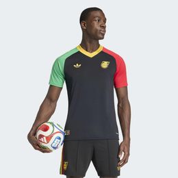 adidas Performance Trikot 'Jamaika 26 x Bob Marley' Herren Gr&ouml;&szlig;e L gelb / gr&uuml;n / rot / schwarz