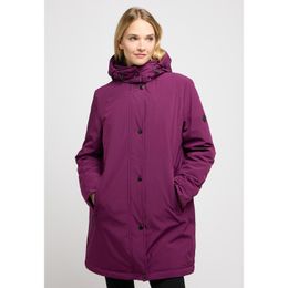 Barbara Lebek Damen Funktionsjacke mit Kapuze mit Kapuze lila 40